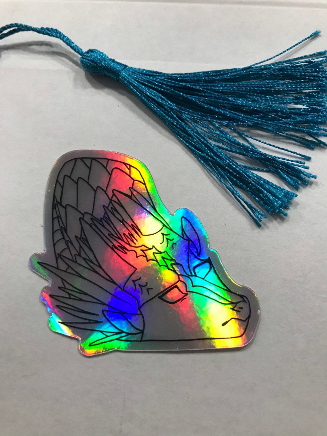 Wings of Fire Ice Wing-holographic Sticker - Etsy
