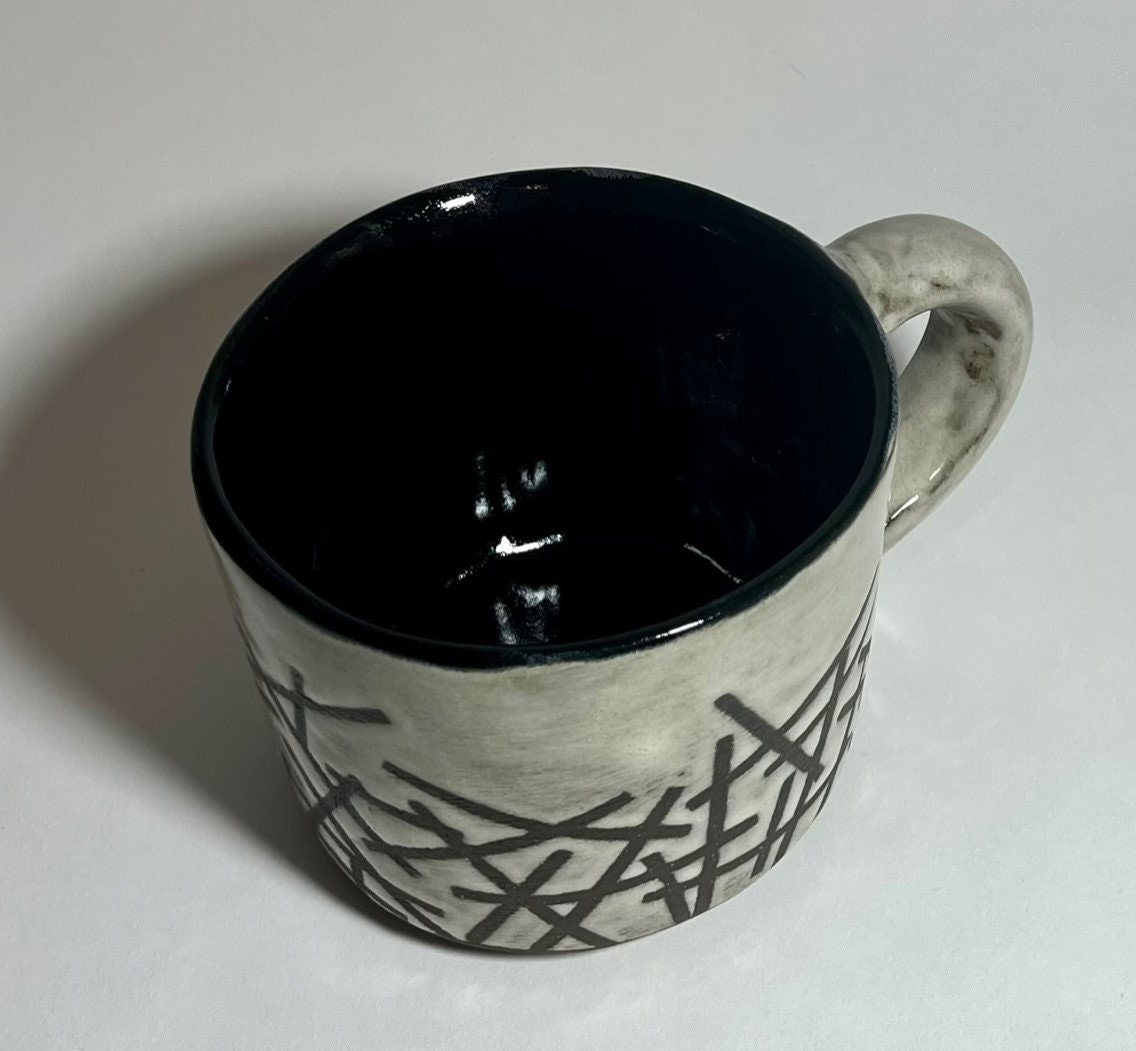 Handmade Ceramic Mug. This Stoneware Mug Was Coil-built and Hand-glazed ...