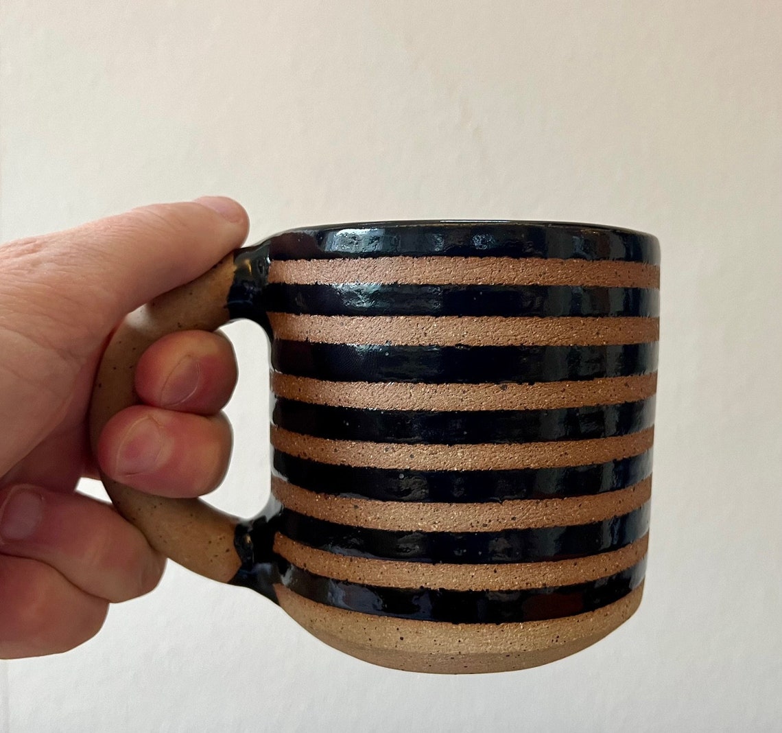 Handmade Ceramic Mug. This Stoneware Mug Was Coil-built and Hand-glazed ...