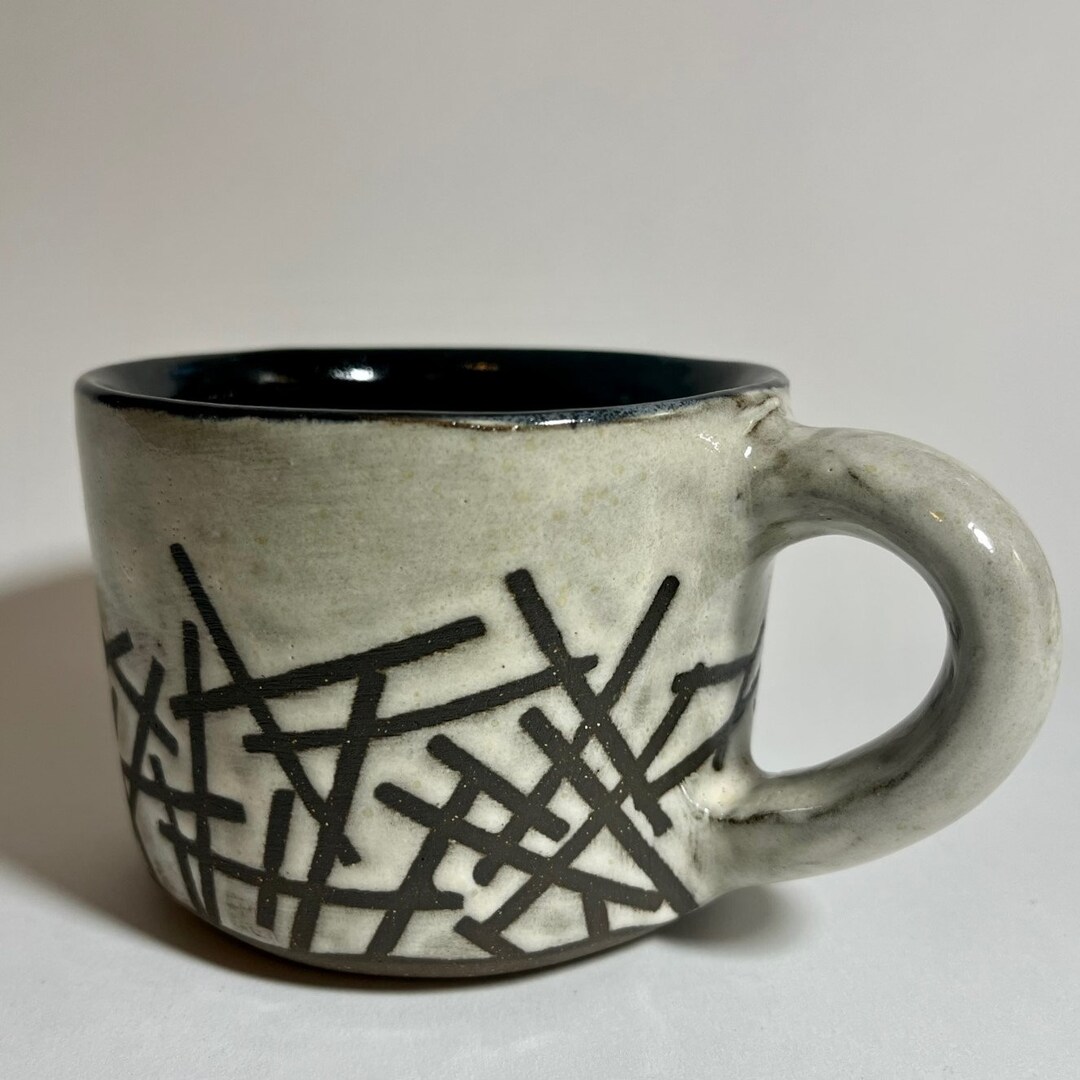 Handmade Ceramic Mug. This Stoneware Mug Was Coil-built and Hand-glazed ...