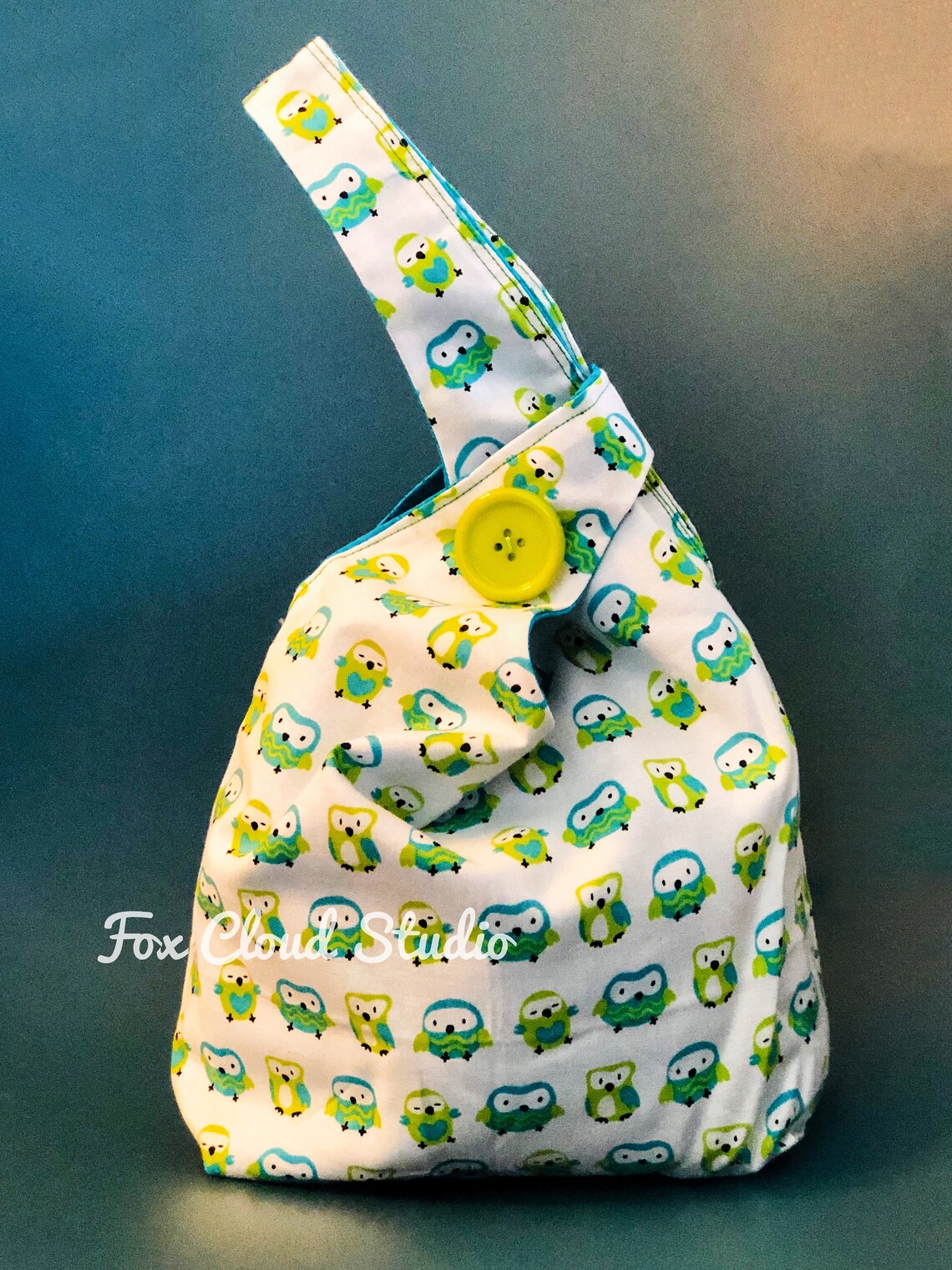 Small OWL Design Gusseted Handmade Knot Bag - Etsy
