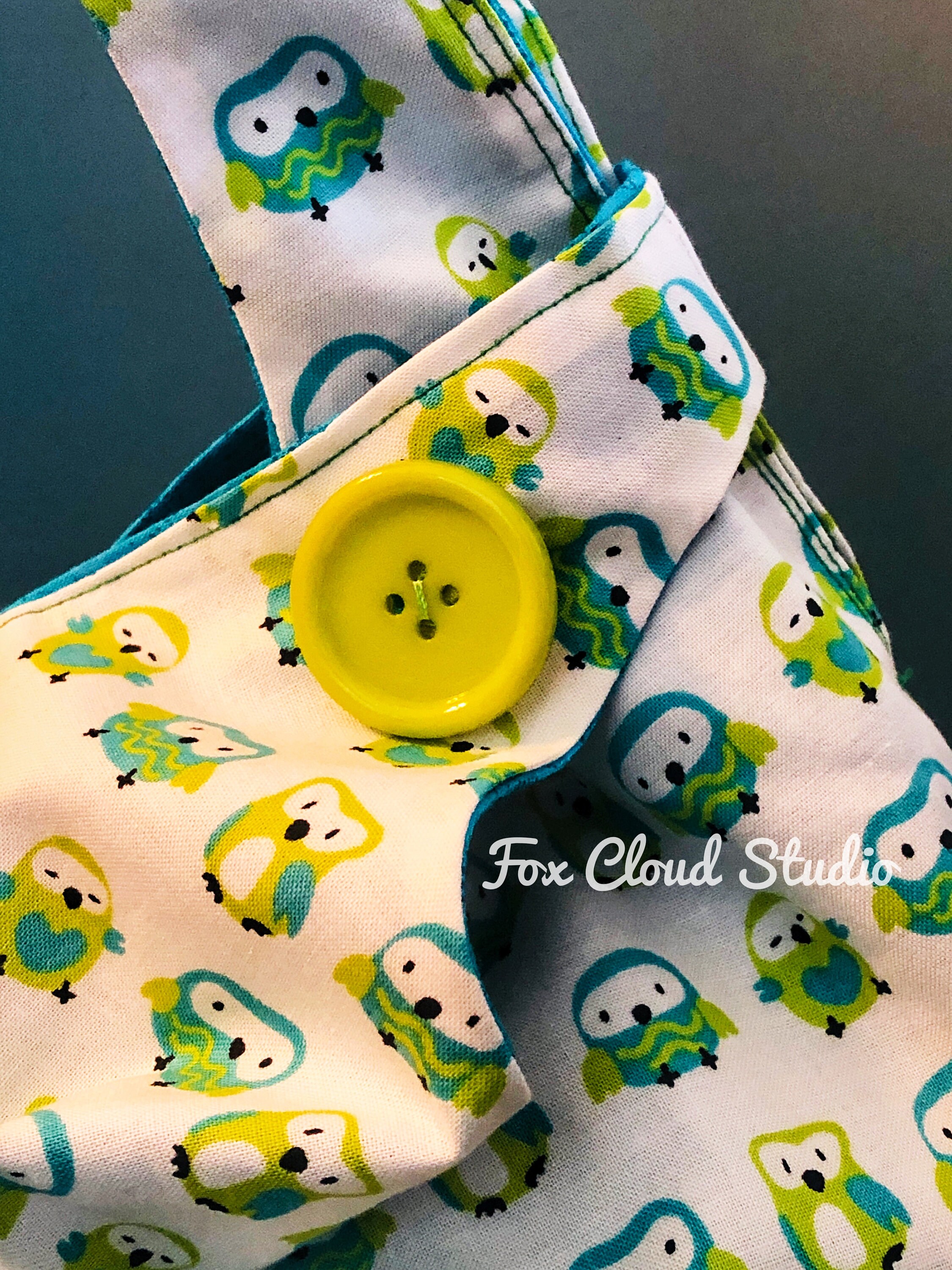 Small OWL Design Gusseted Handmade Knot Bag - Etsy