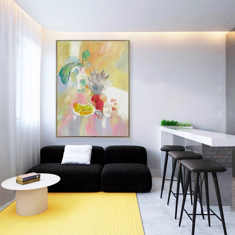 Still Life Painting oversize Painting original Large Canvas - Etsy