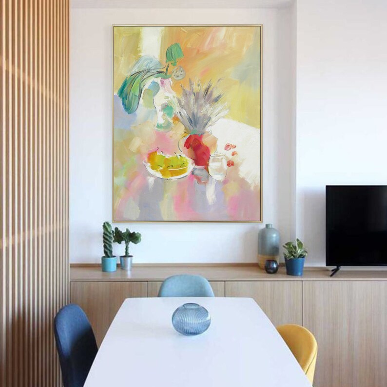 Still Life Painting oversize Painting original Large Canvas - Etsy