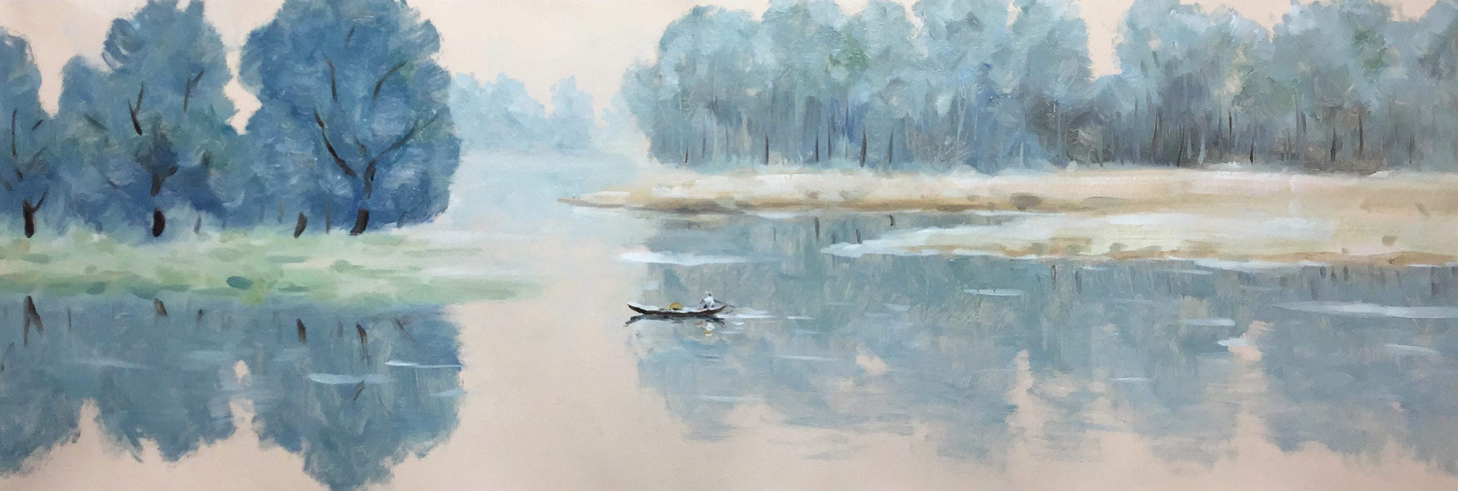 Landscape Painting oversize Painting Original Large Canvas - Etsy