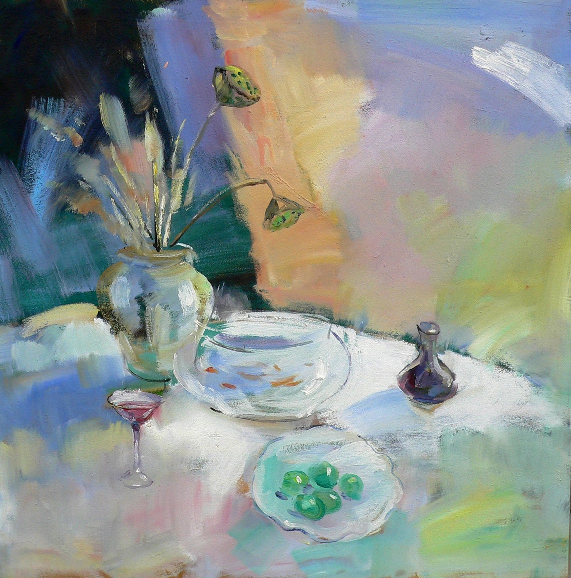 Still Life Painting oversize Painting original Large Canvas - Etsy