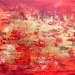 Red Gold Abstract Painting Oversize Painting modern Art - Etsy