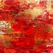 Red Gold Abstract Painting Oversize Painting modern Art - Etsy
