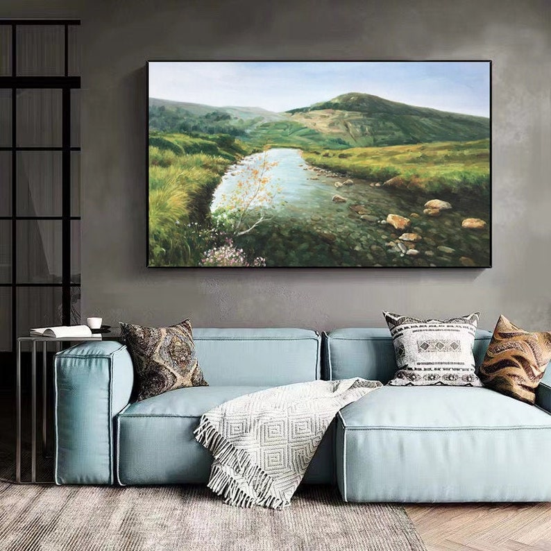 Landscape Painting oversize Painting Original Large Canvas - Etsy