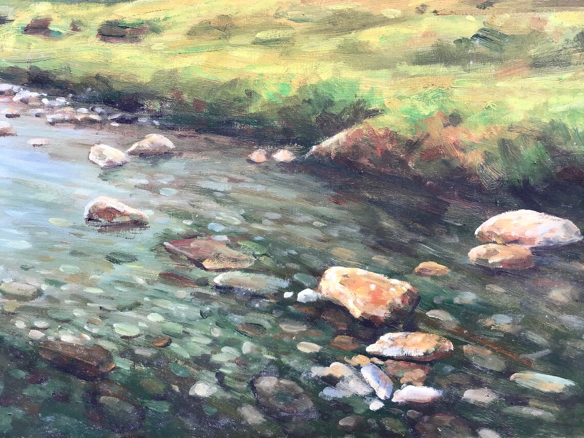 Landscape Painting oversize Painting Original Large Canvas - Etsy