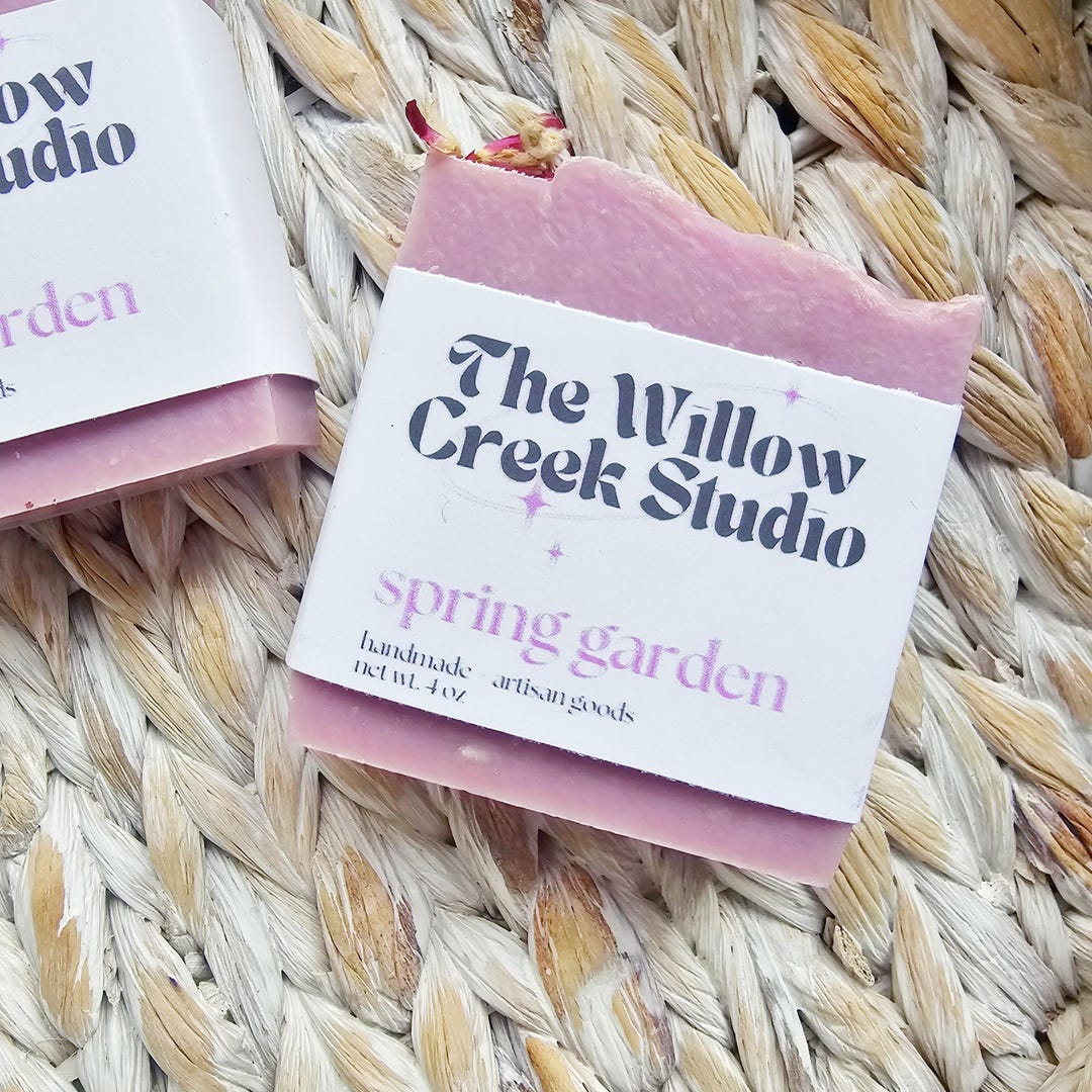 Spring Garden Soap Bar, Floral Bar Soap, Flower Soap, Valentine's Day ...