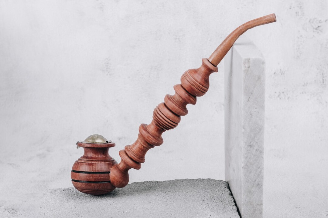 Pipe / Wooden Pipe / Old Style Pipe / Daddy Gift / Handmade Wooden ...