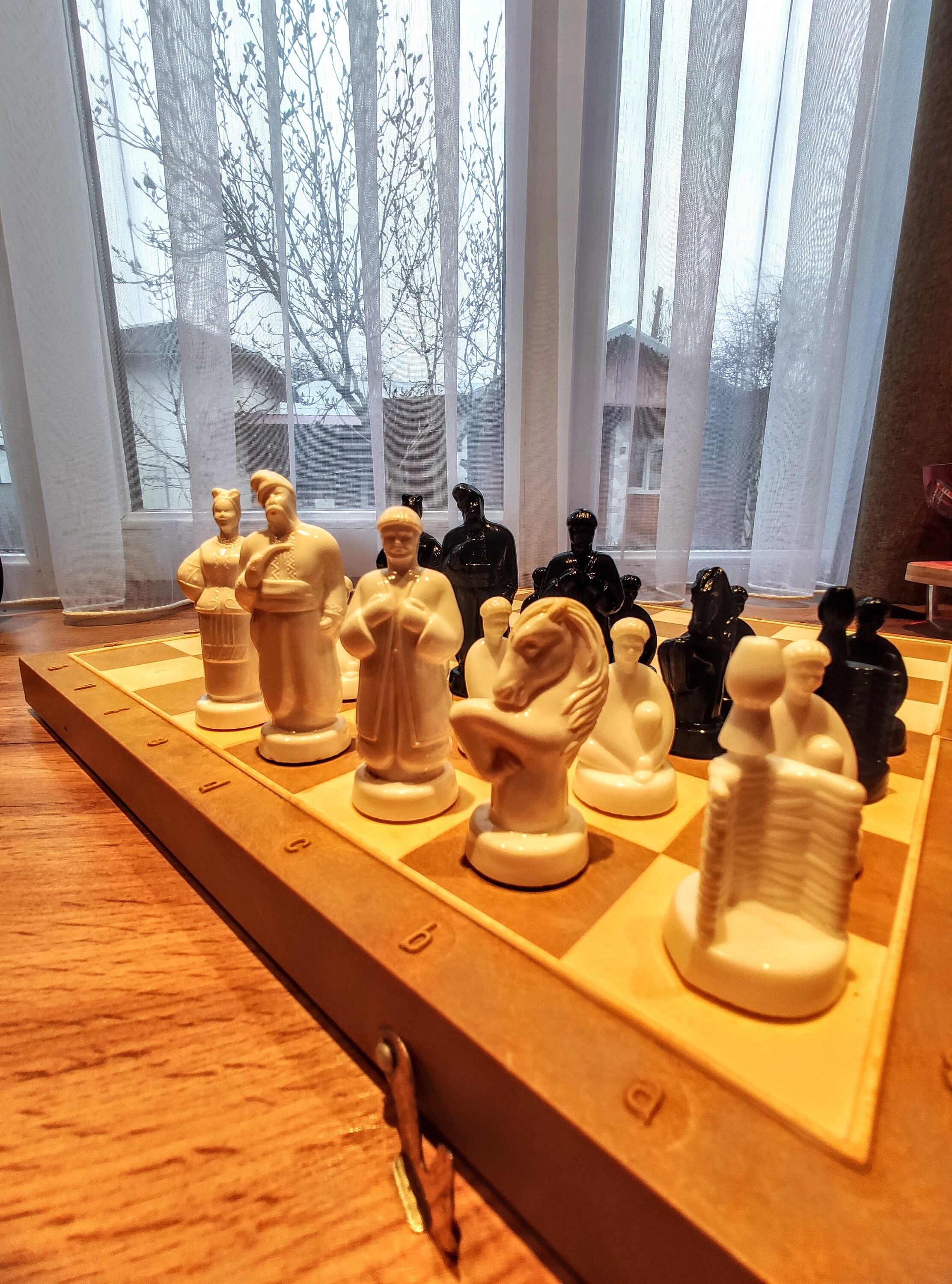 Chess Set / Vintage Ukraine Chess Set / Cossack Chess Set / Rare Folk ...