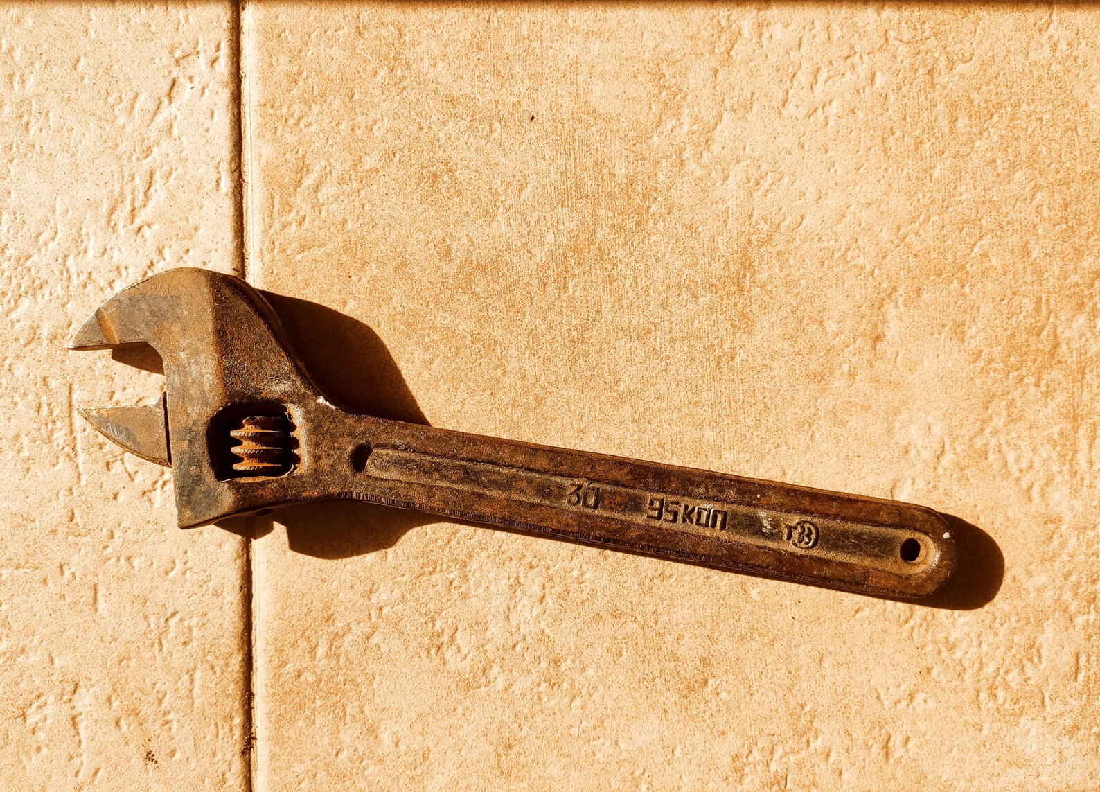 Antique Hand Tools / Adjustable Wrench / Vintage Adjustable Wrench ...