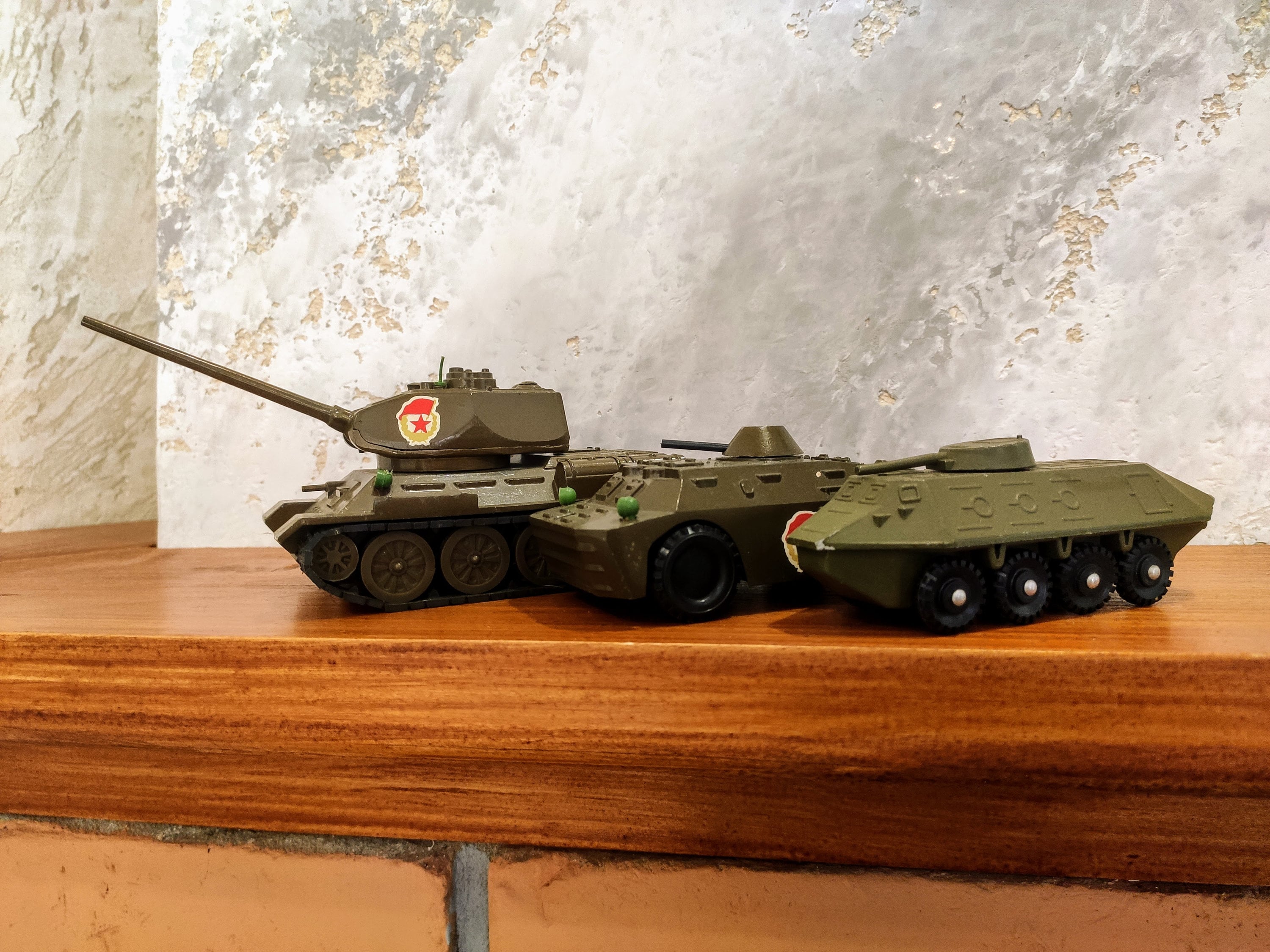 Tank T-34 BRDM-2 BTR-60 / Soviet Military Toy / Model 1:43 / - Etsy