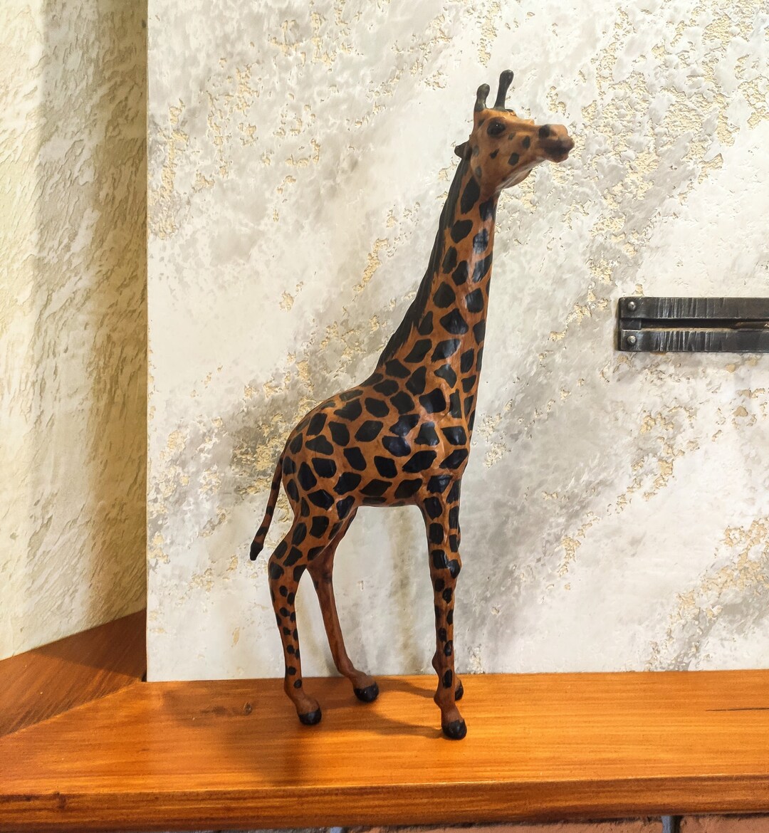Giraffe Figurine / Giraffe Papier Mache / Giraffe Statue / Decorative ...