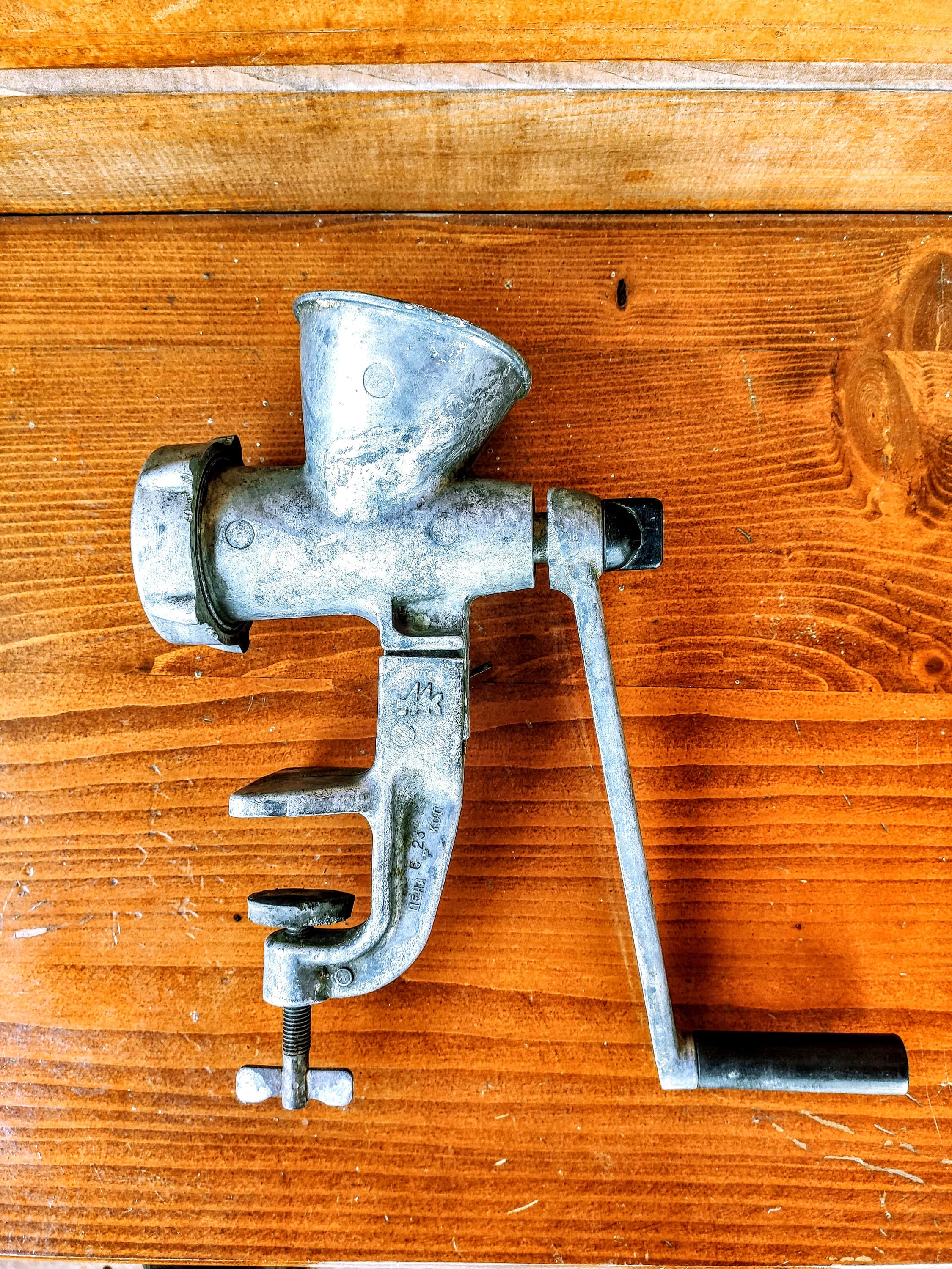 Vintage Meat Grinder / Soviet Meat Grinder / Meat Grinder USSR - Etsy ...