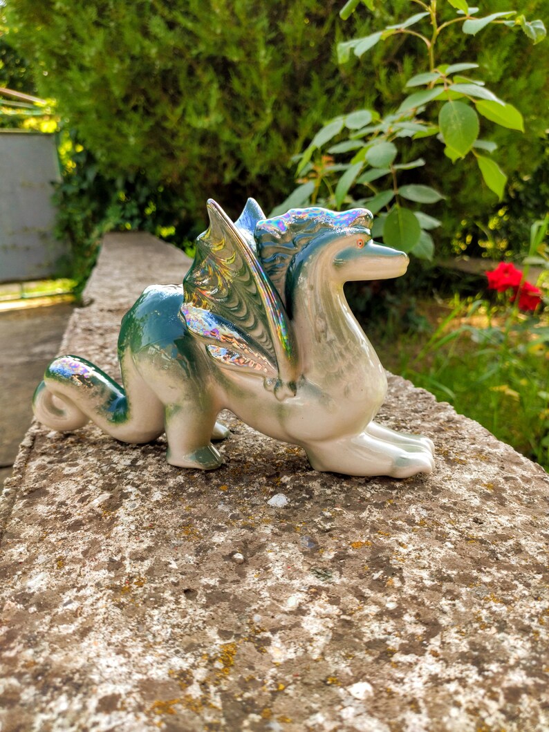 Dragon / Draco / Soviet Porcelain Dragon / Vintage Porcelain Figurine ...