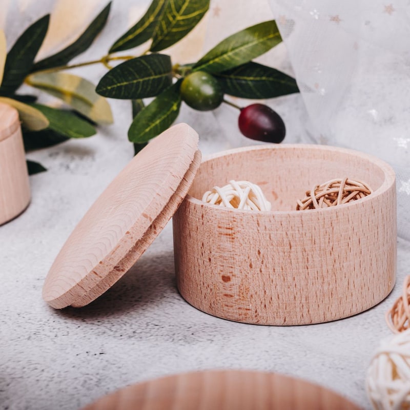 Round Wood Box - Etsy