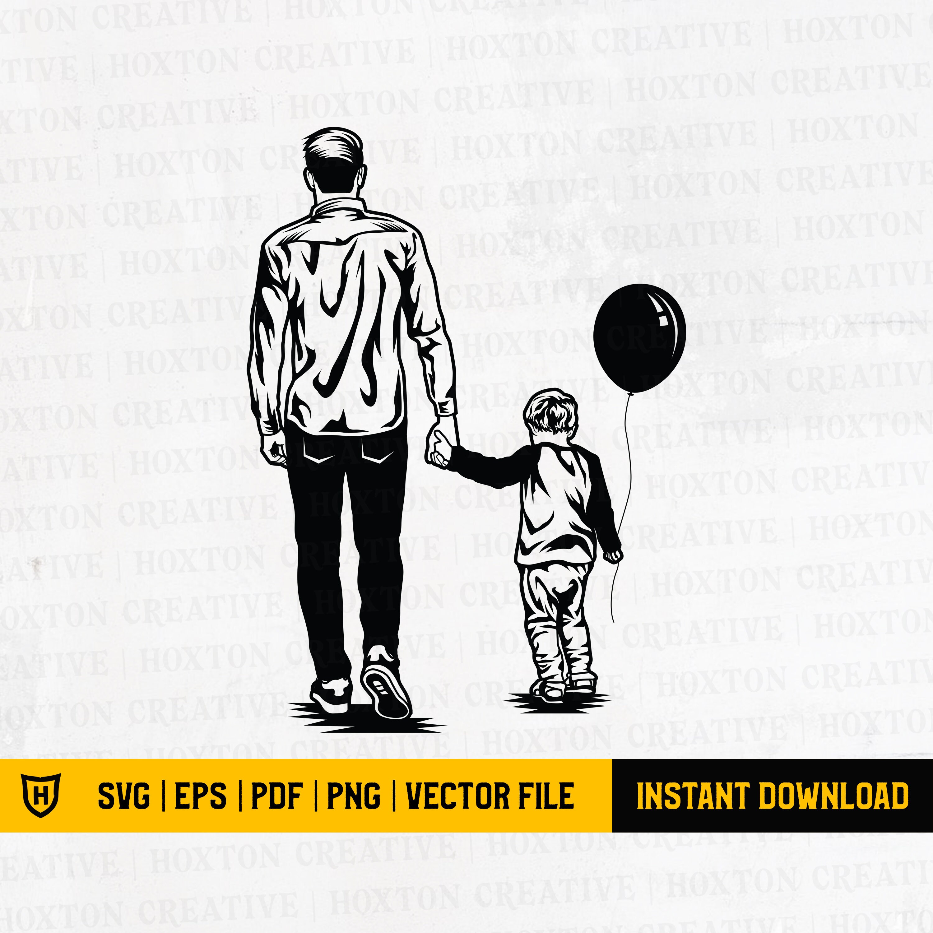 Father and Birthday Son Svg Sons First Hero Like Father | Etsy