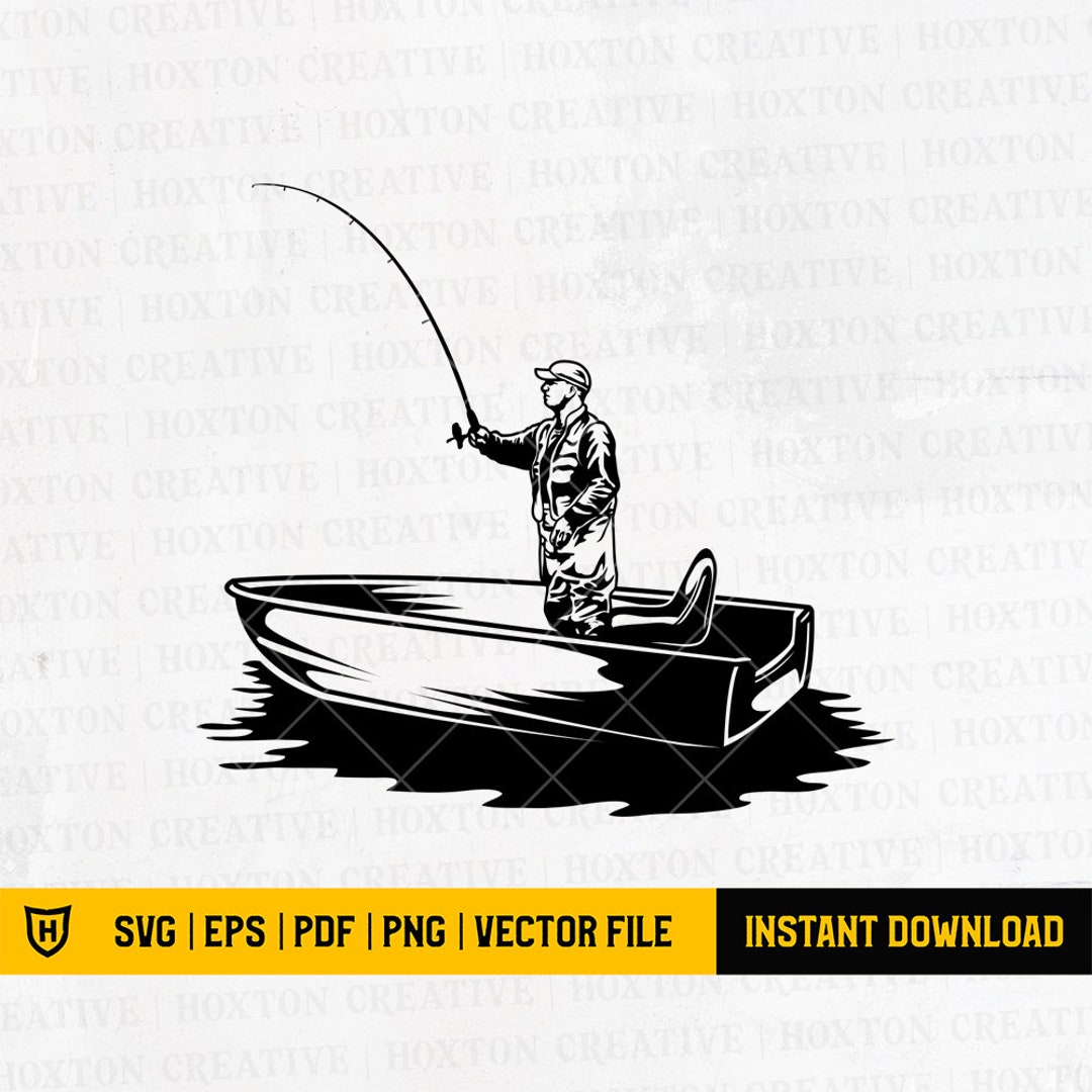 Fisherman Svg File | Fish Svg | Fishing Boat Svg | Fishing Cricut ...