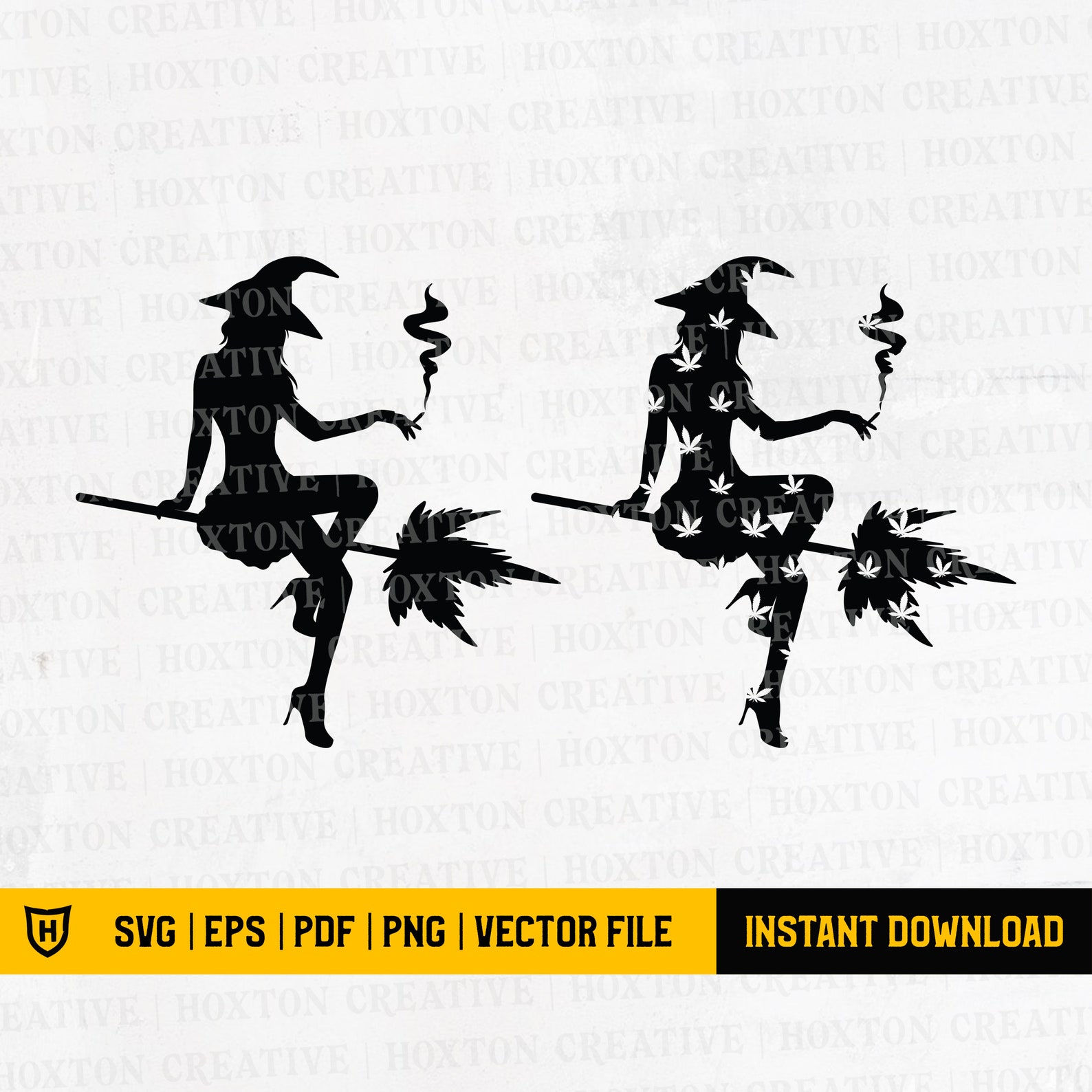 Witch Flying Smoking Joint Svg File Cannabis Witch Svg - Etsy