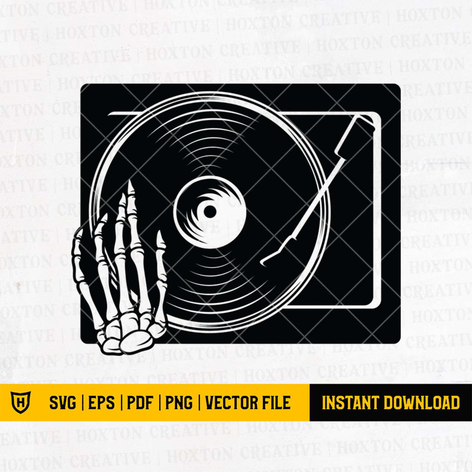Vinyl Record Svg | Skeleton Hand Svg | DJ Svg | Dj Marshmello Svg ...