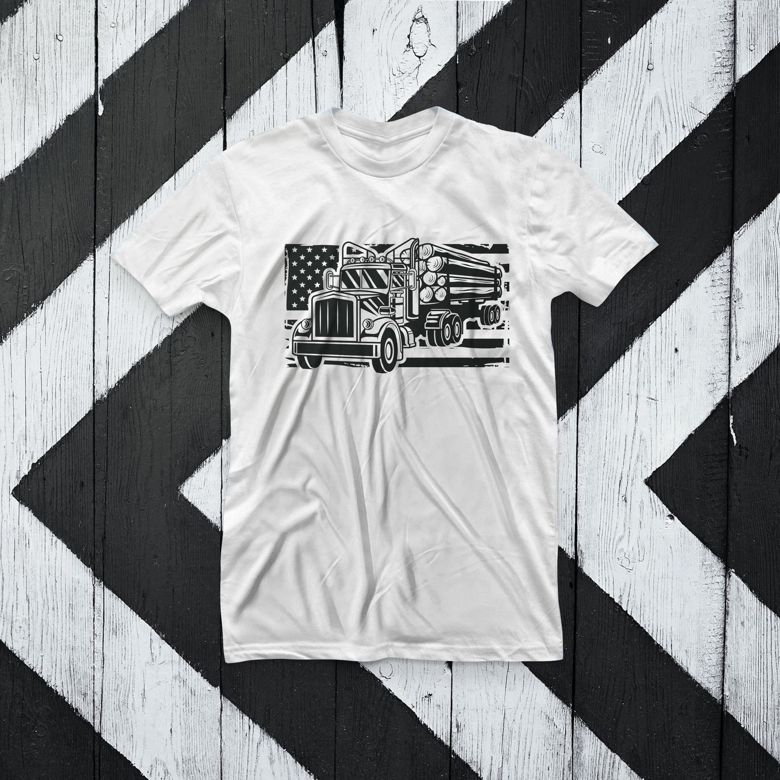 US Logging Truck Svg Logging Truck Shirt Truck Svg Truck | Etsy