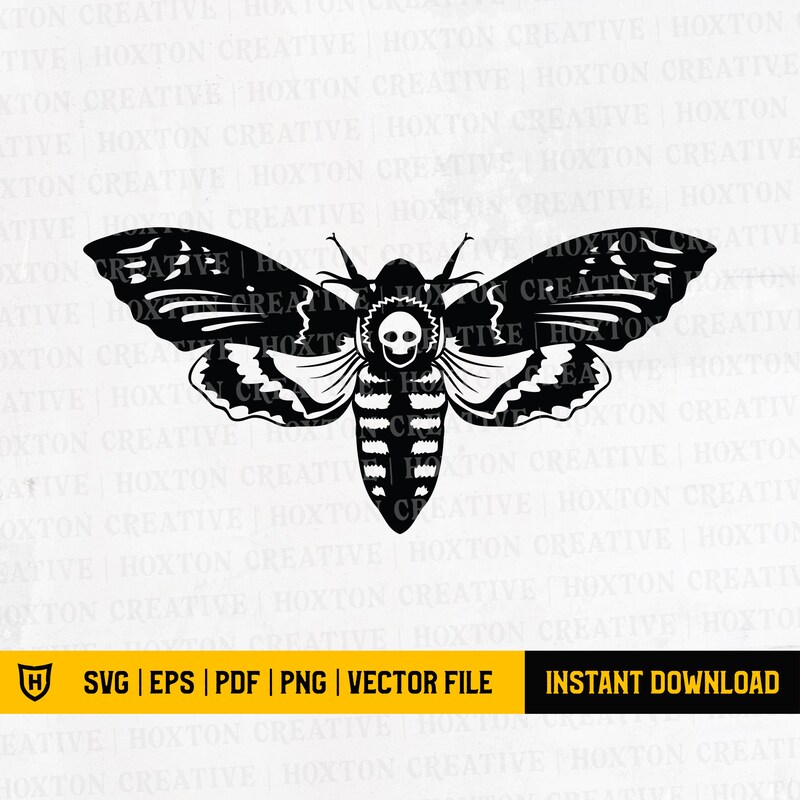 Gothic Moth Svg - Etsy