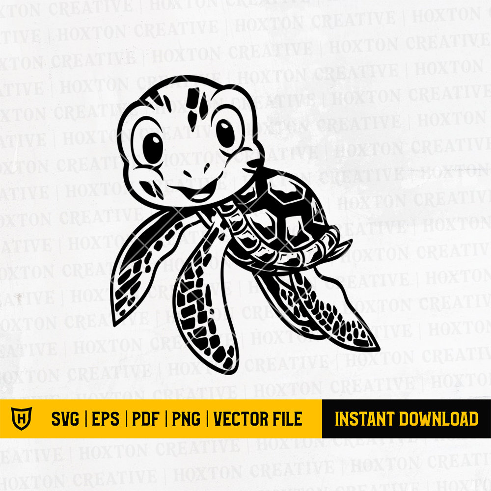 Cute Baby Turtle Svg Cute Turtle Svg File Sea Turtle Svg Turtle ...