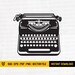 Writer Typewriter Svg | Typewriting Svg | Typing Author Svg ...