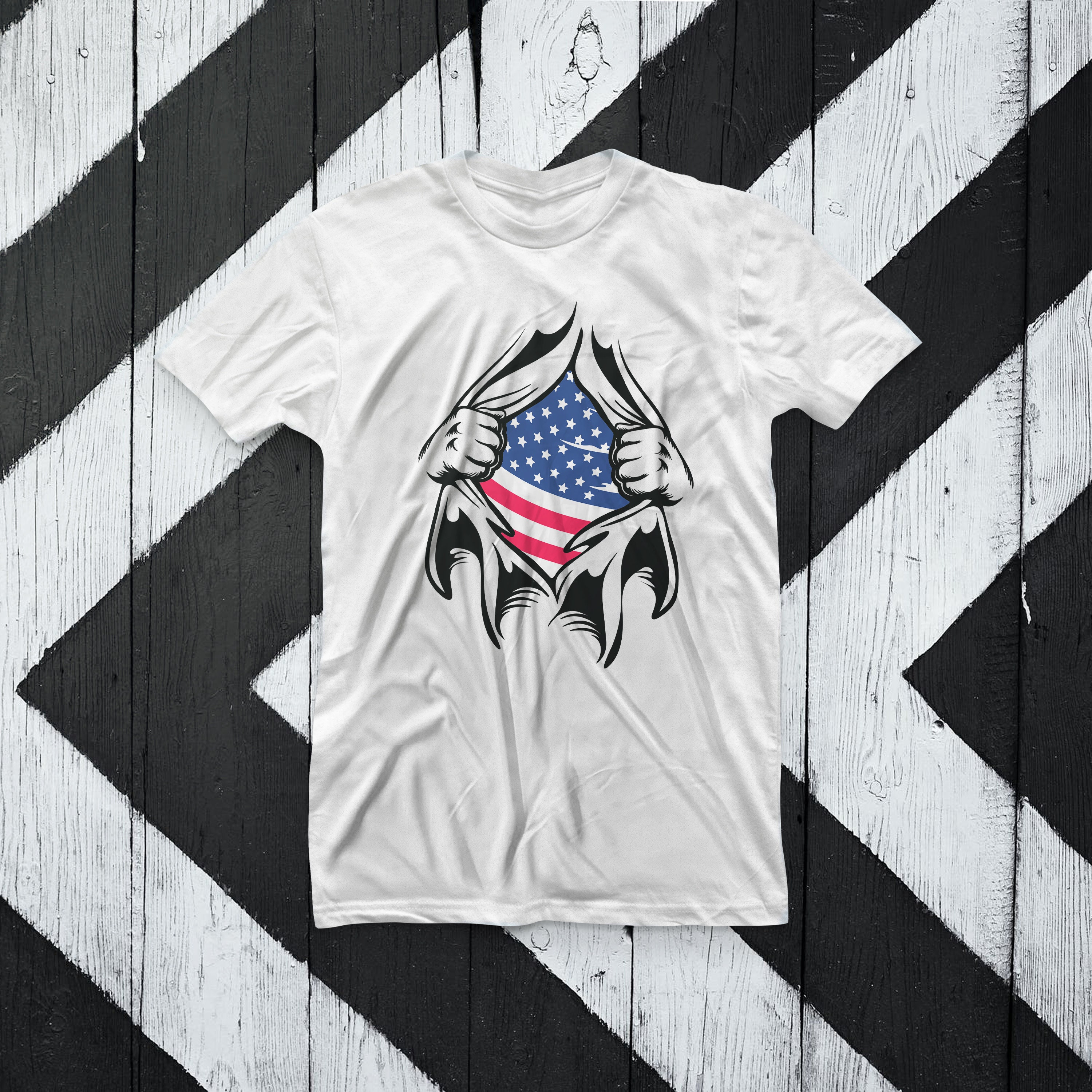 USA Tear Away Svg | Ripping Open Shirt Svg | Clothes Fabric Svg ...