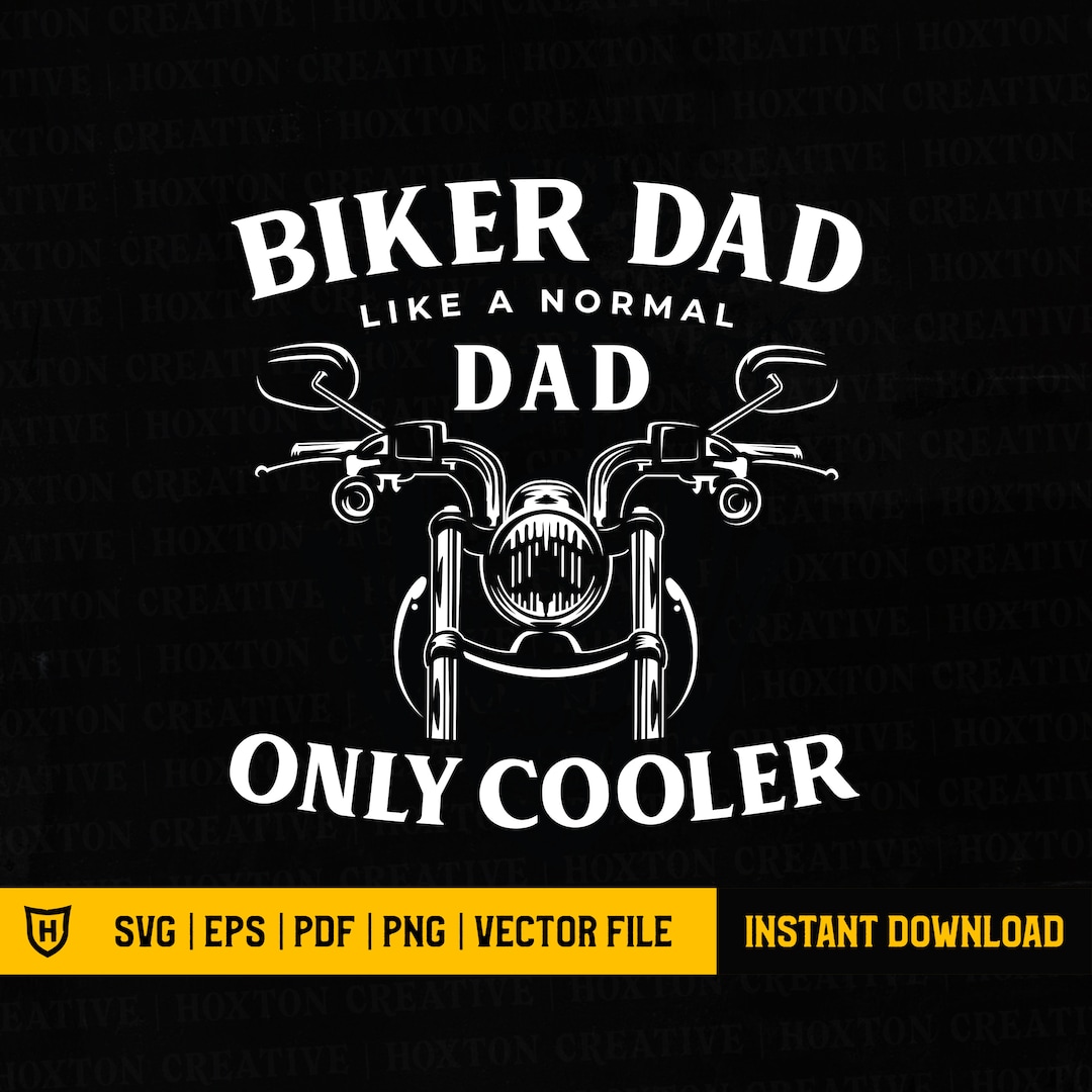 Biker Dad Skull Svg File | Rockabilly Skull Svg | Biker Man Skull Svg ...