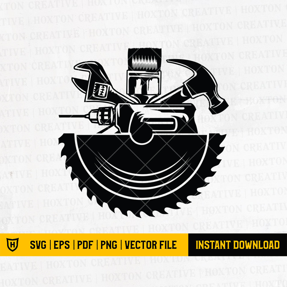 Repair Tools Clipart Svg File | Tools Clipart | Tool Box Svg | Handyman ...