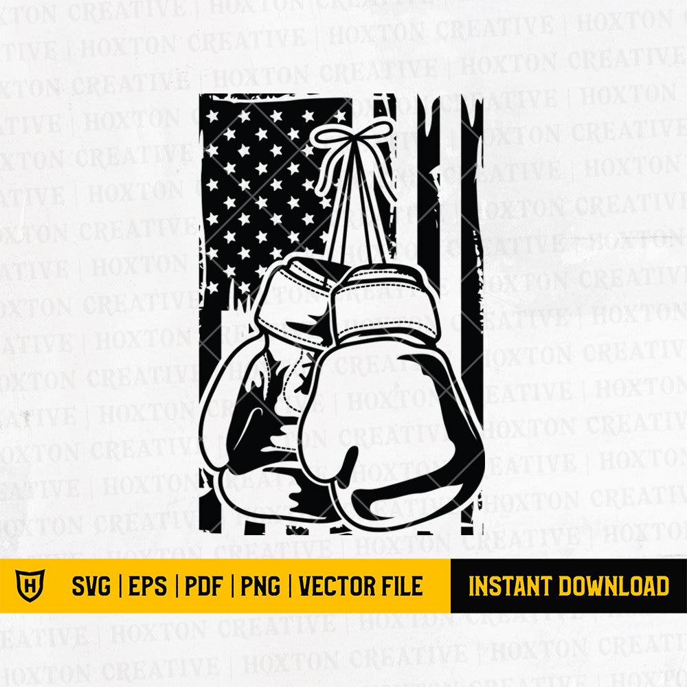 US Boxing Gloves Svg File US Boxing Svg Us Loves Svg Us | Etsy