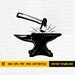 Blacksmith Svg File | Hammer Svg | Anvil Svg | Blacksmith Clipart ...
