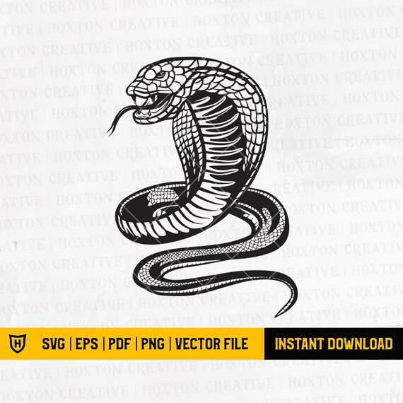 Cobra Snake Svg File Cobra Clipart Snake Svg Snake | Etsy
