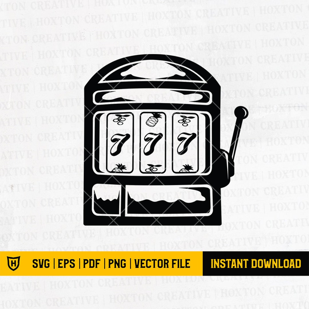 Slot Machine Svg | Machine Svg | Casino Svg | Gambling Svg | Las Vegas ...