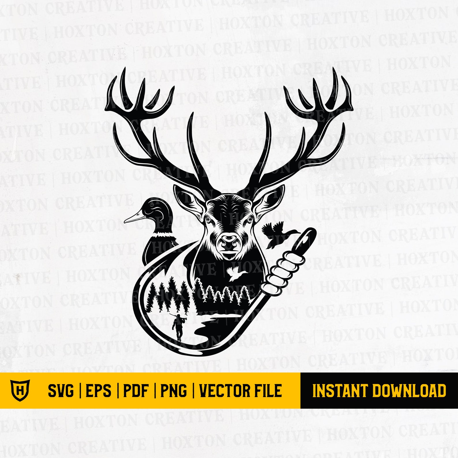 Deer Hunting Svg Outdoor Hunting Svg Duck Hunting Svg | Etsy