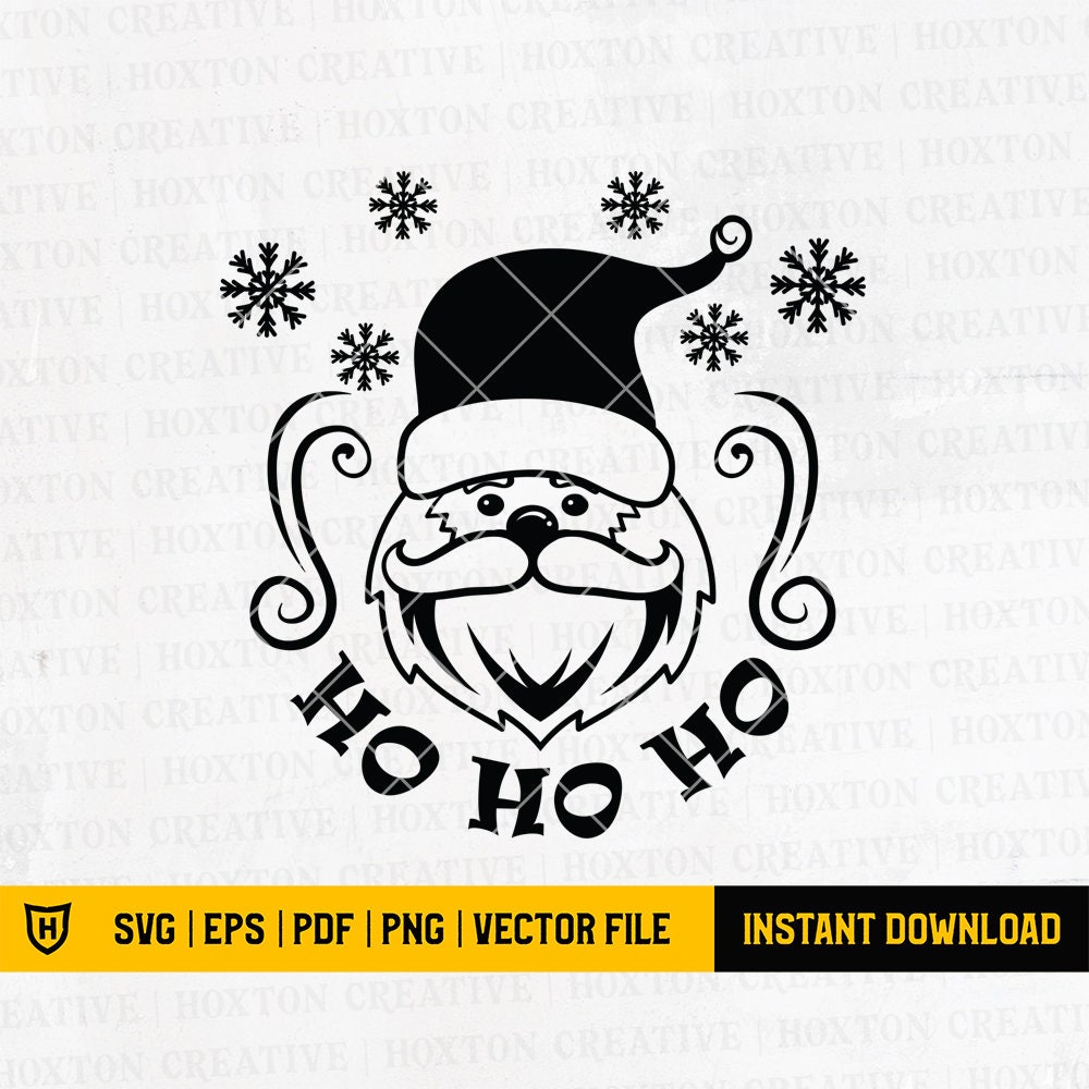 Ho Ho Ho Svg File Santa Claus Svg Christmas Quotes Svg | Etsy