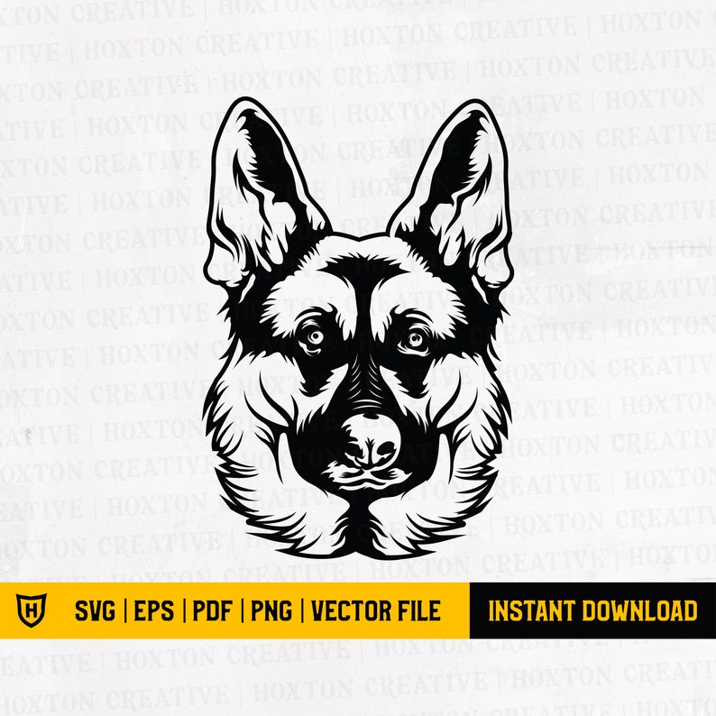 German Shepherd Svg | Peeking Smiling Dog Breed | K-9 Pet Police Cop ...