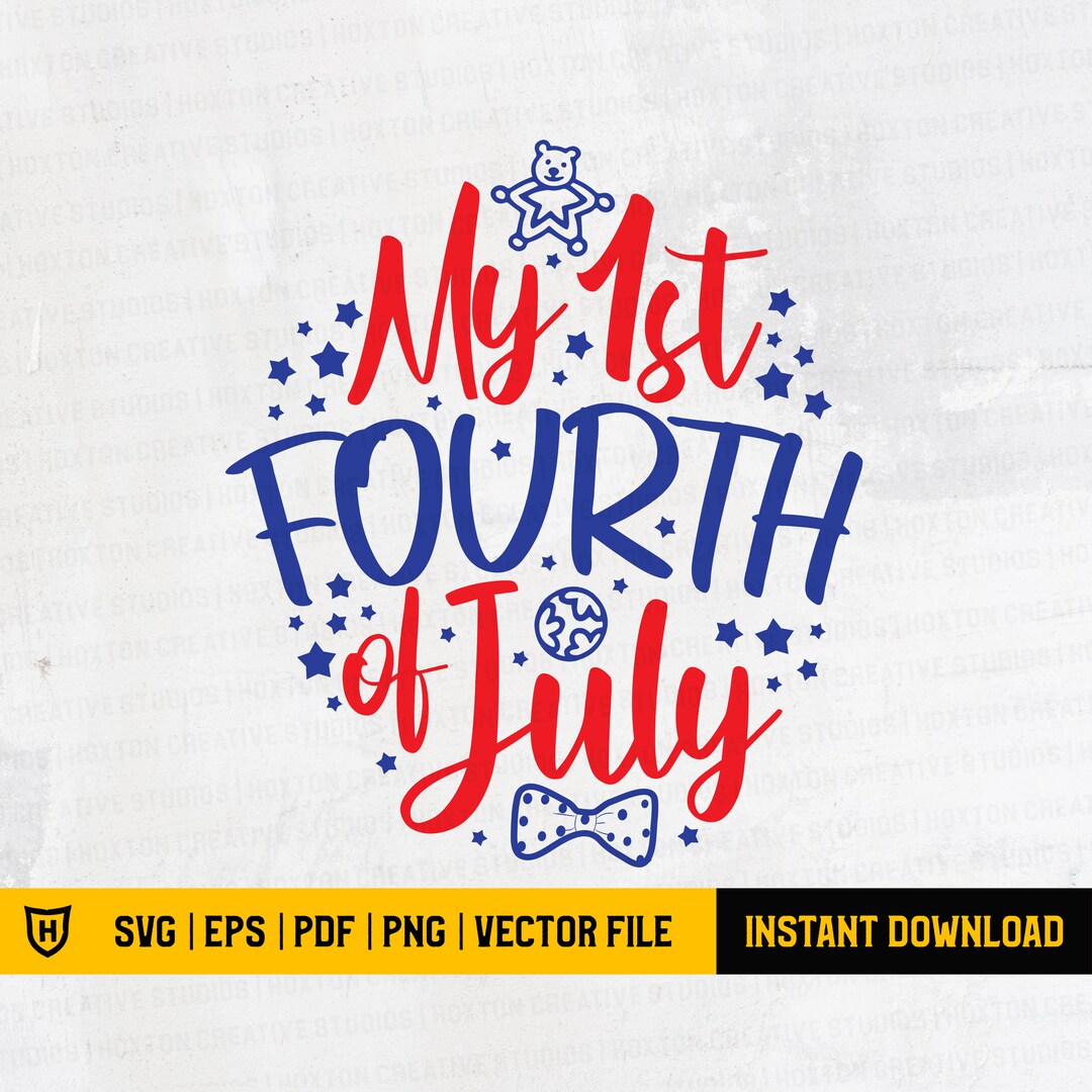 My First 4th of July Svg | America SVG | USA Cut File | Clipart Svg ...