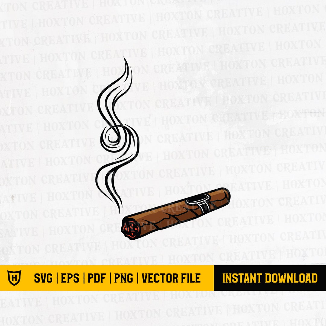 Cigar Svg | Tobacco Svg | Cigar Smoking Svg | Cigarette Svg | Tobacco ...