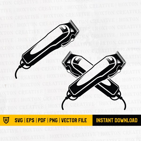 Barber Clippers Svg - Etsy