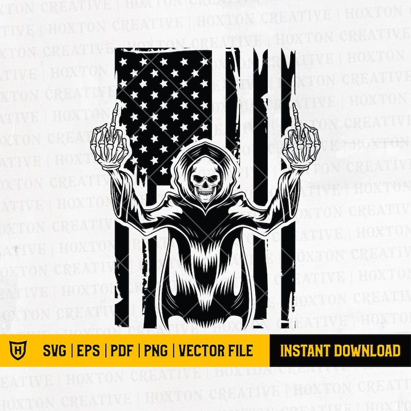 Reaper Flag Svg - Etsy