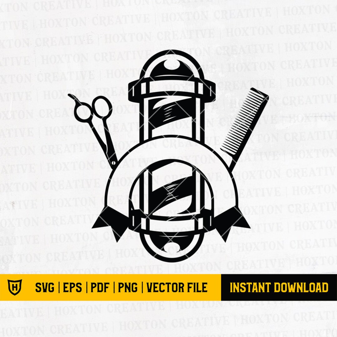 Barber Shop Svg File Barber Barbershop Logo Barber Svg - Etsy