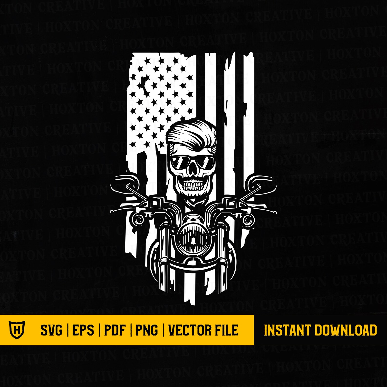 USA Biker Skull Svg Biker Clipart Biker Skull Svg Skull - Etsy
