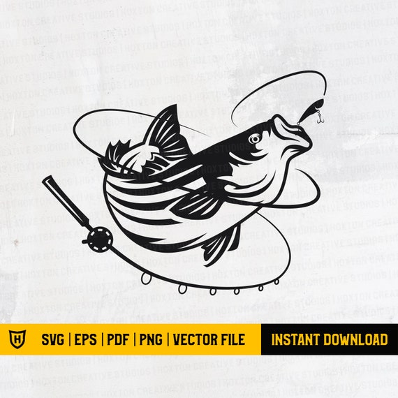 Trout Fishing Svg Fishing Svg Lake Fishing Svg Trout | Etsy