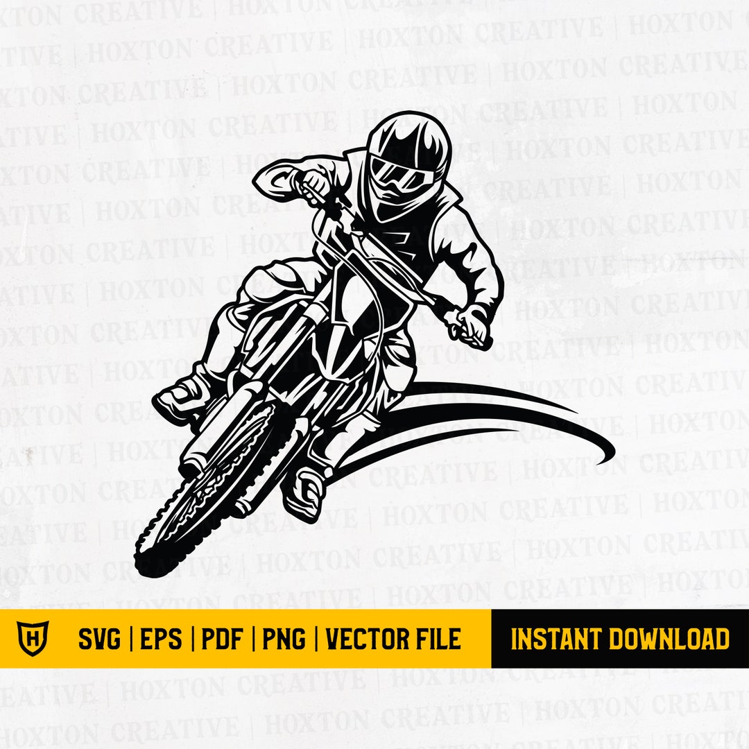 Motorcross Svg | Motorcycle Racing Svg | Dirt Bike Racing Svg | Extreme ...