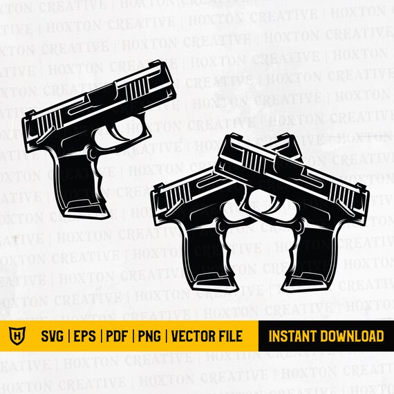 Caliver Handgun Svg Gun Svg Handgun Pistol Svg Gun - Etsy